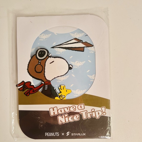 Toys | Peanuts X Starlux Airlines Snoopy Aviation Sticker Set Have A ...